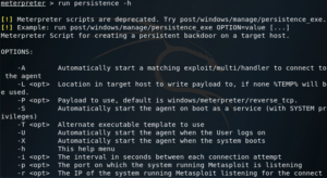 Maintaining Access Part 1: Introduction and Metasploit Example