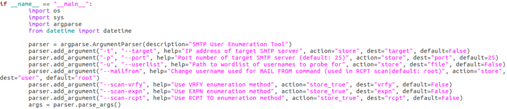 Python SMTP User Enumeration for Penetration Testing