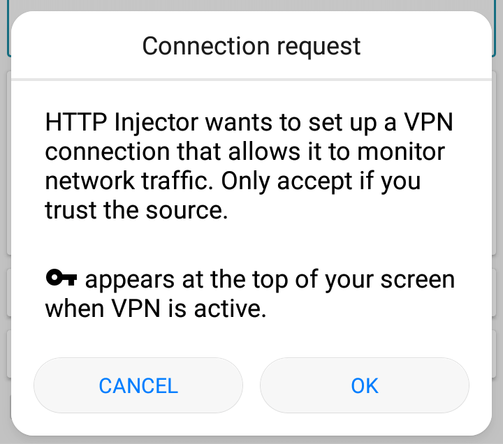HTTP Injector: Maintaining your privacy on your mobile phone