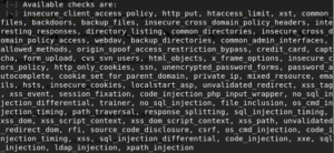 Arachni Scanner –Web Applications Security Evaluation Framework