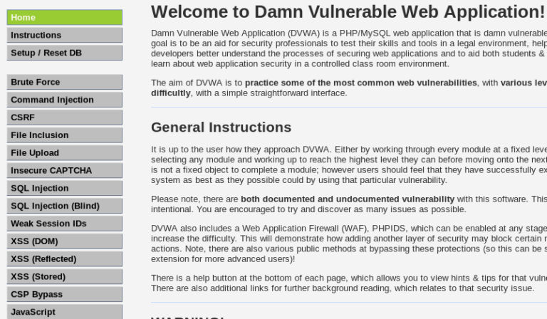 The Ultimate Damn Vulnerable Web Application Tutorial
