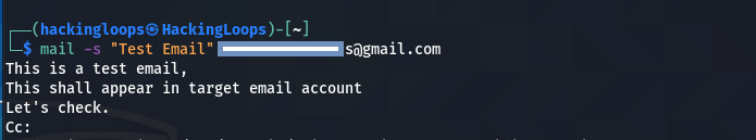 How to Configure Postfix with Gmail SMTP in Kali Linux