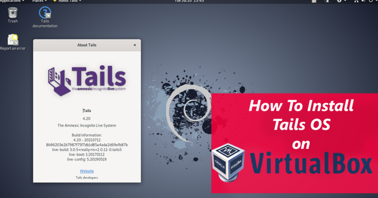 How to install Tails OS on VirtualBox