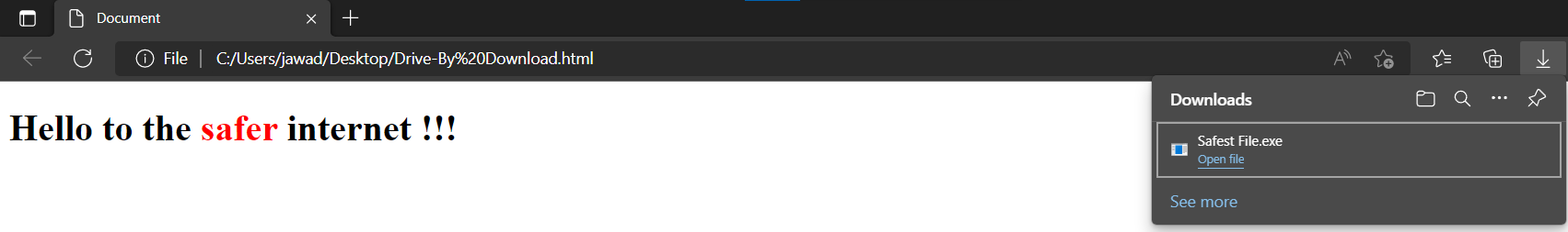 Drive-by Download Attack