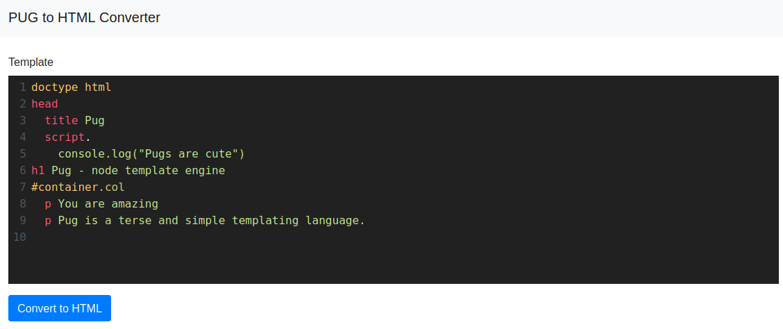 SSTI (Server side templating injection) in PUG Explained