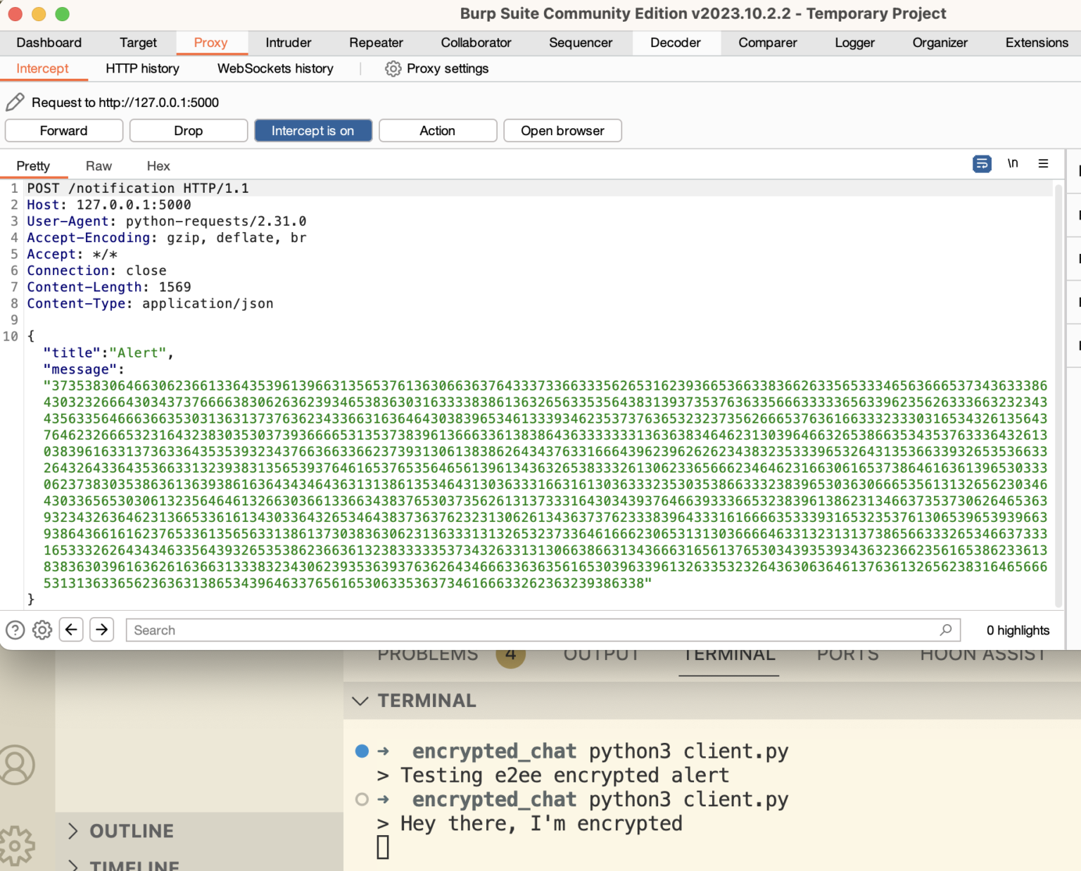 Forward secrecy with Python